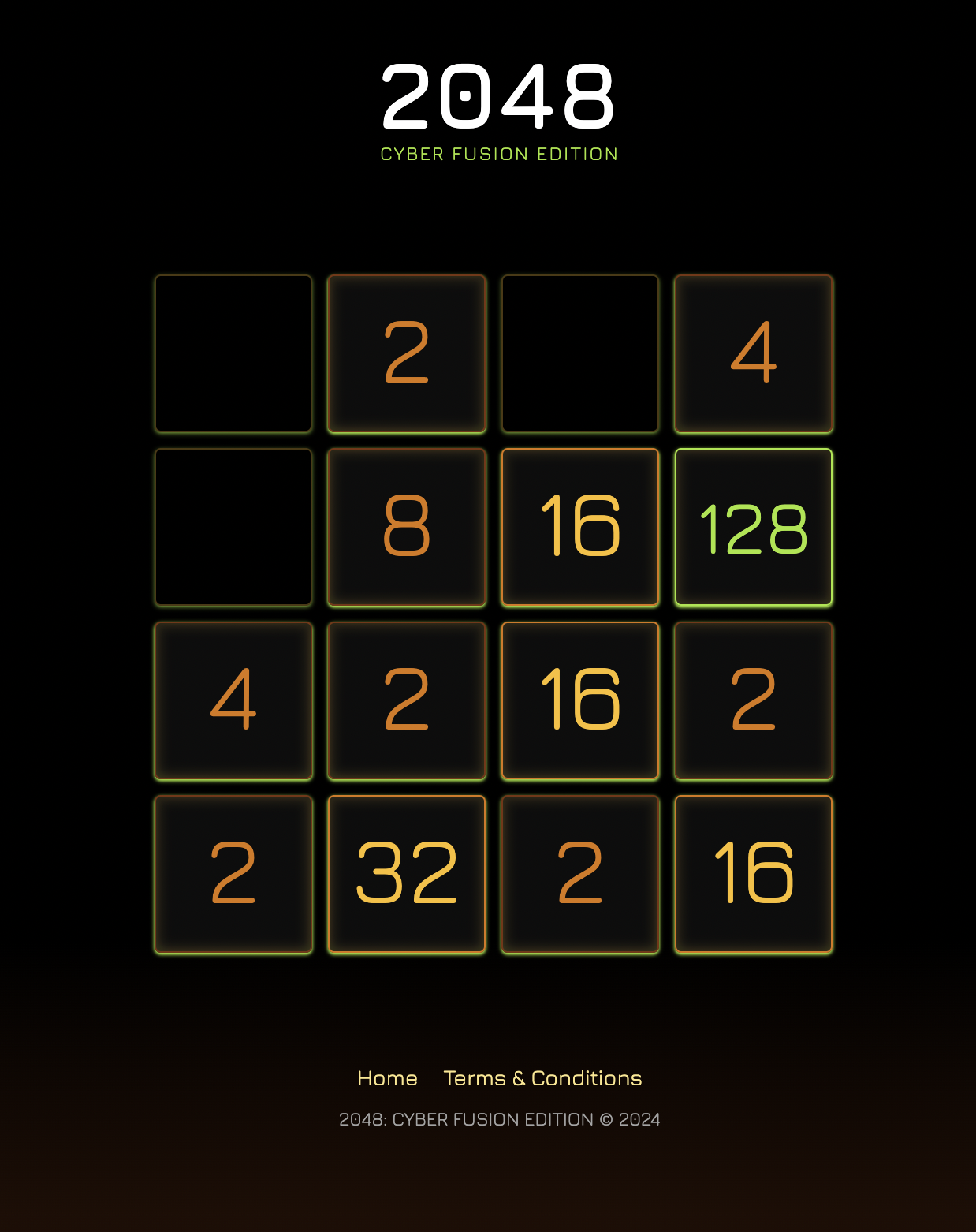 2048: Cyber Fusion Edition